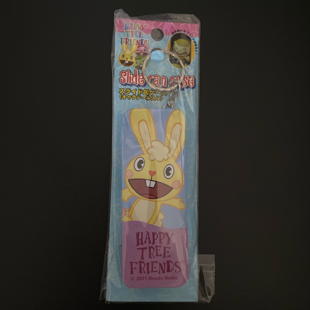 Happy Tree Friends Cuddles Sliding Case Keychain 2011 Mondo Media - Etsy