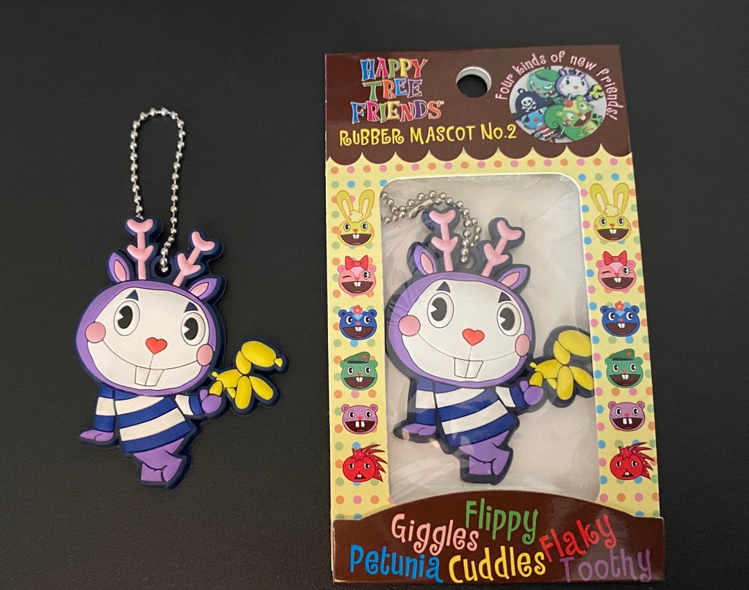 Mime Happy Tree Friends 2012 Keychain Official Merchandise Collectable ...
