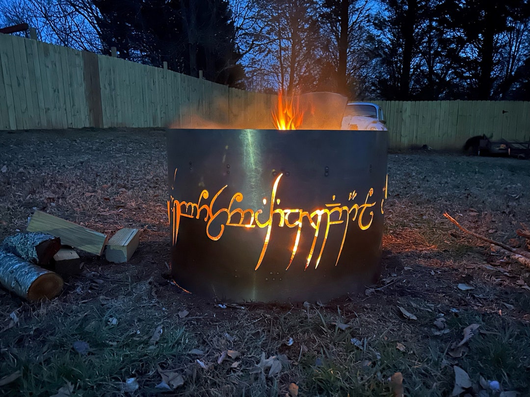 LOTR Ring of Power Fire Pit DWG - Etsy