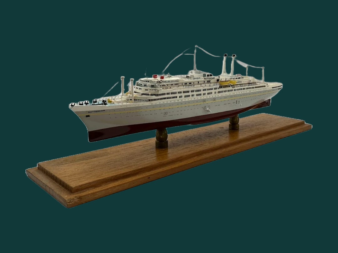 Discover the SS Rotterdam Model Ship Detailed Replica of Maritime ...