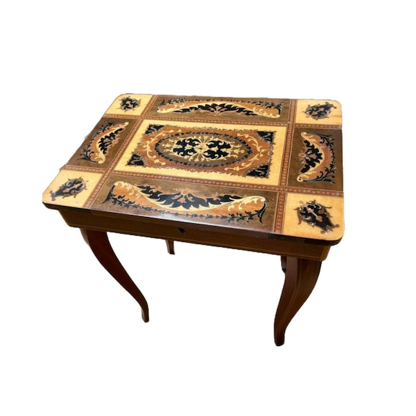 Italian Inlaid Table - Etsy