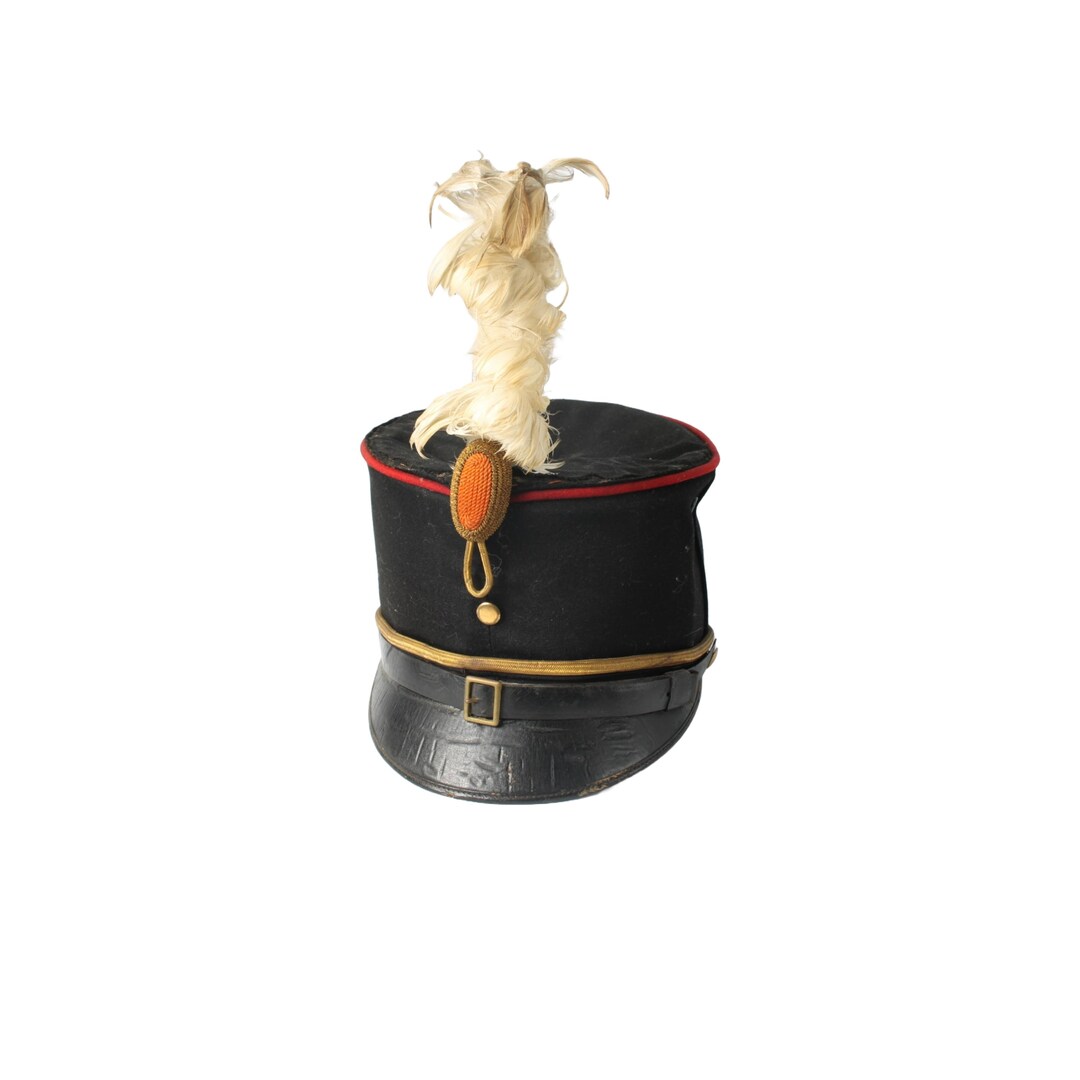 Antique KNIL Kepi With White Plume, Royal Netherlands East Indies Army ...