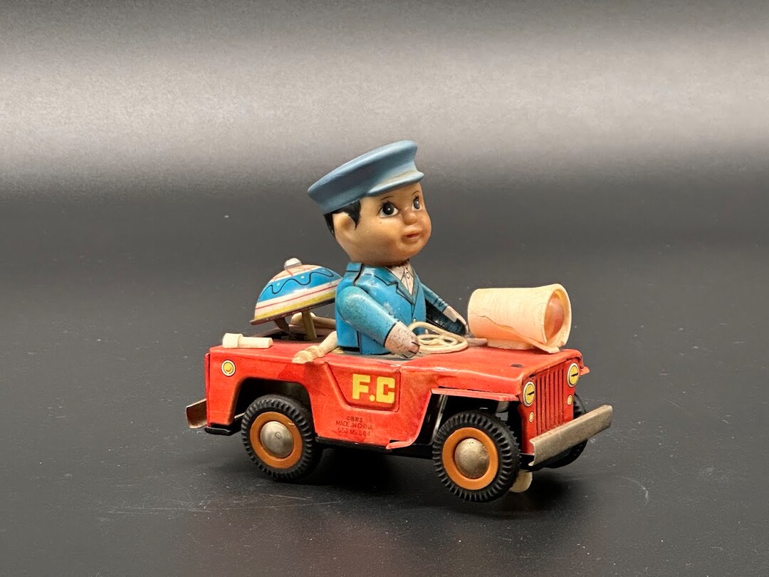 Vintage Firefighter Toy From the 1980s Fire Department Toys Vintage ...