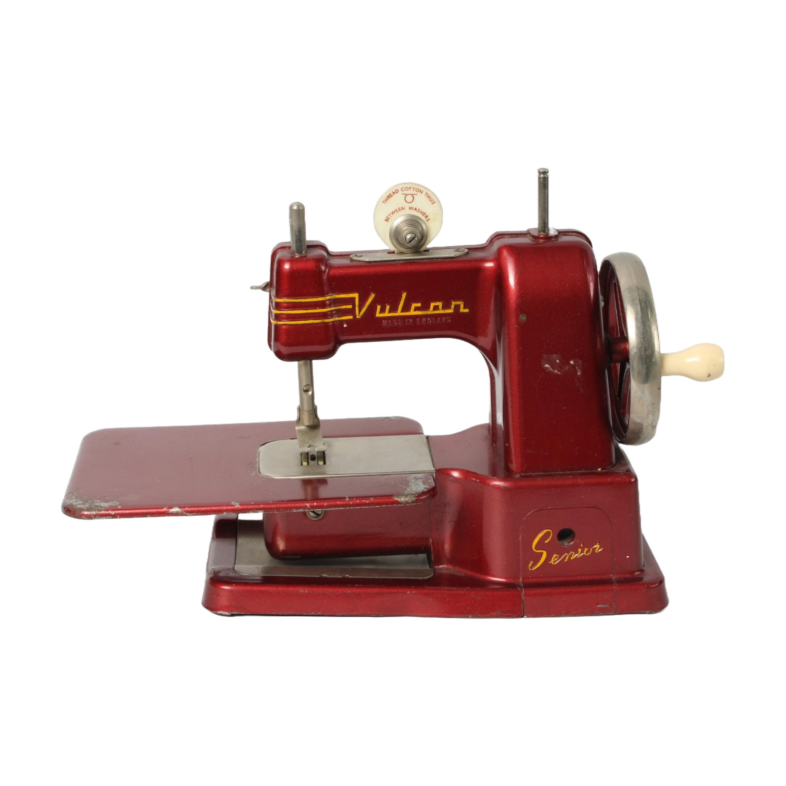 Vintage Vulcan Senior Child's Sewing Machine With Original Box ...