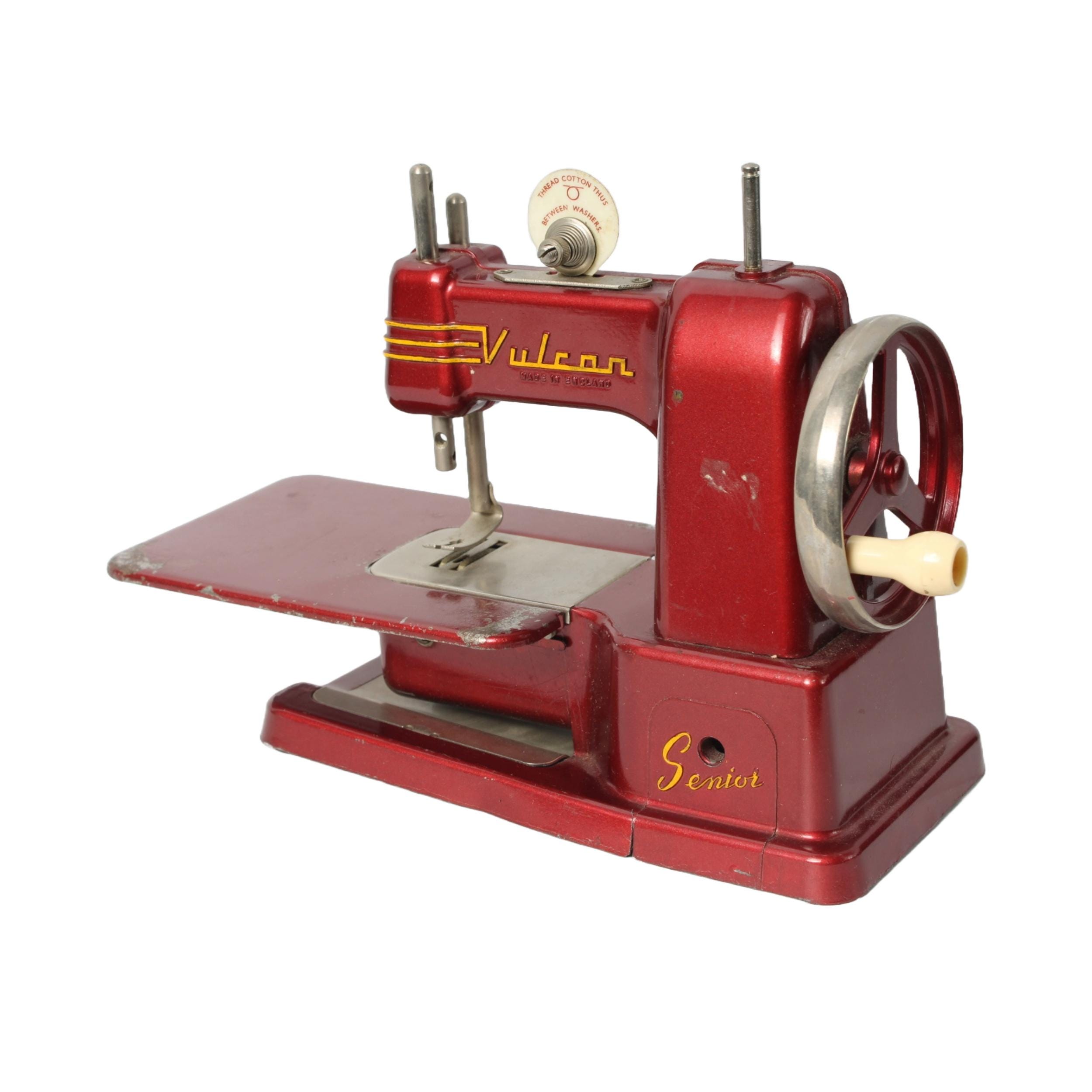 Vintage Vulcan Senior Child's Sewing Machine With Original Box ...