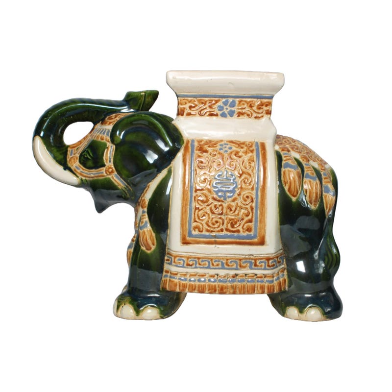 Ceramic Elephants - Etsy