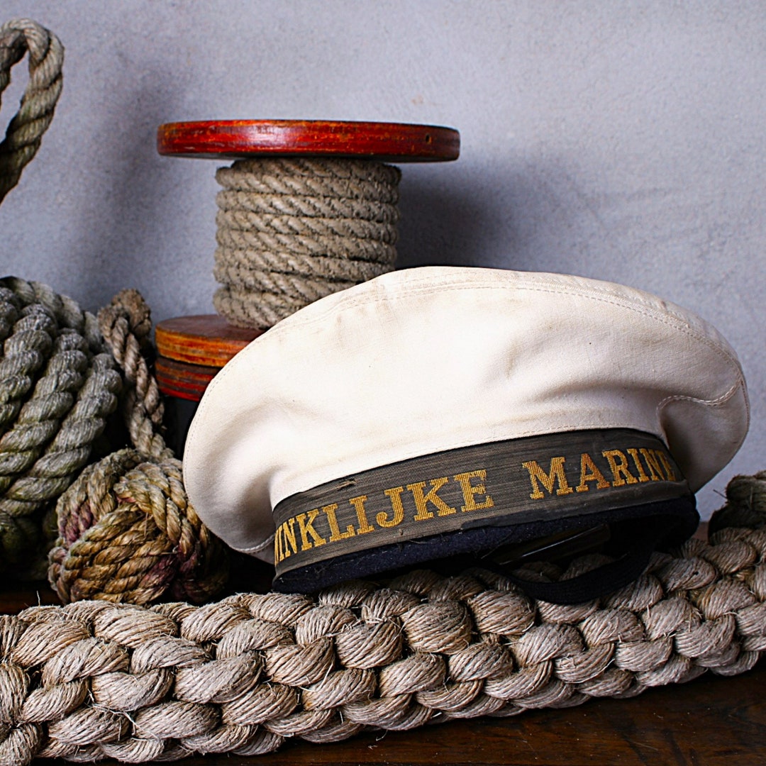 Unique Dutch Royal Navy Cap Vintage From the 1940s A Historical ...