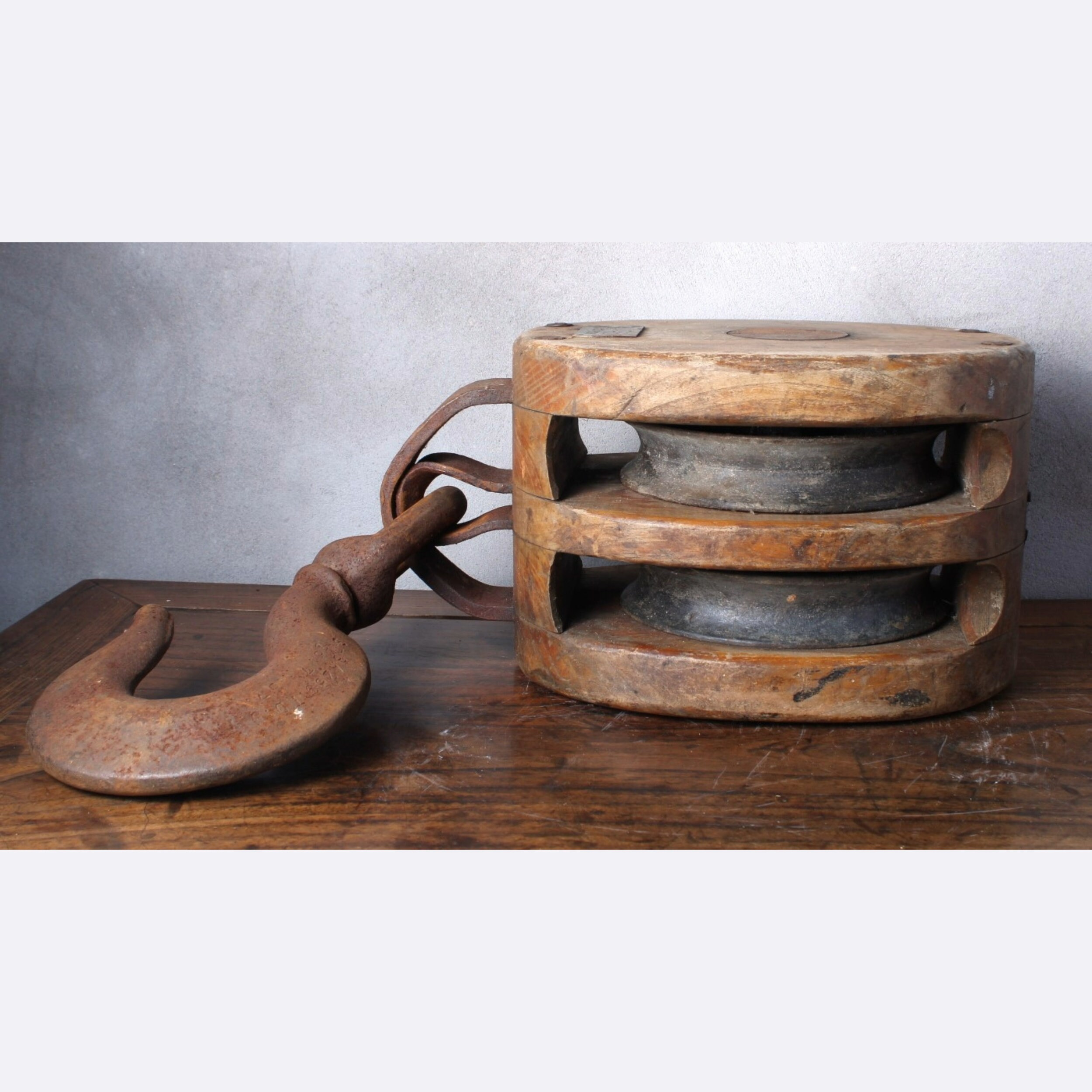 Authentic Dutch XXL Ship's Pulley From 1961 - Unique Maritime Heirloom ...