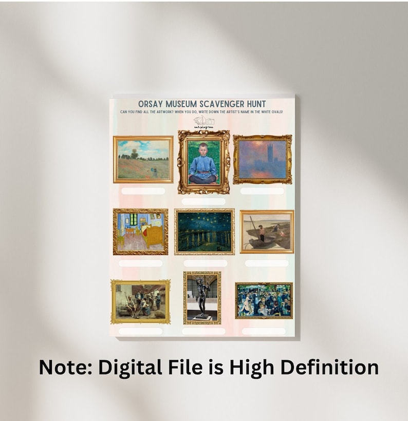 Paris Scavenger Hunt for Kids Megapack - Paris Landmarks, Louvre Museum ...