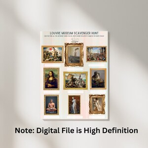 Paris Scavenger Hunt for Kids Megapack - Paris Landmarks, Louvre Museum ...