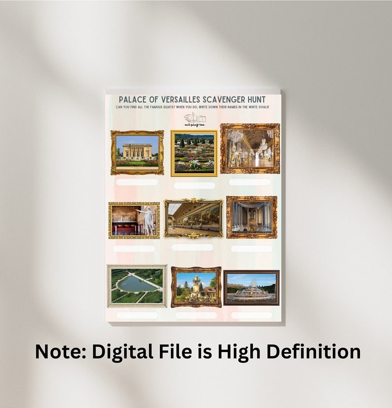 Paris Scavenger Hunt for Kids Megapack - Paris Landmarks, Louvre Museum ...