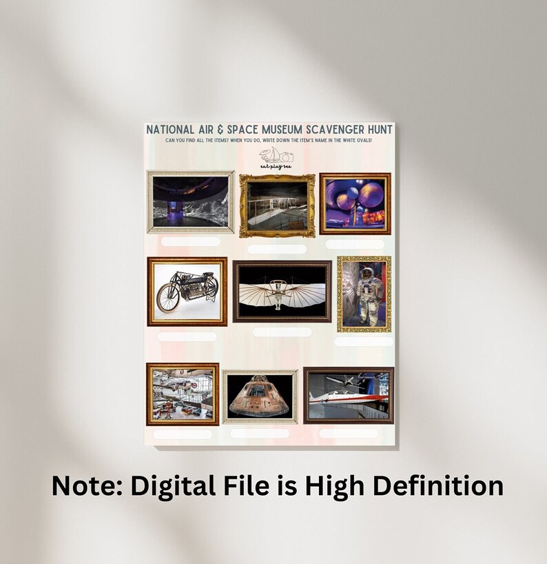 Washington DC Scavenger Hunt Mega-pack: Monuments, Air and Space ...