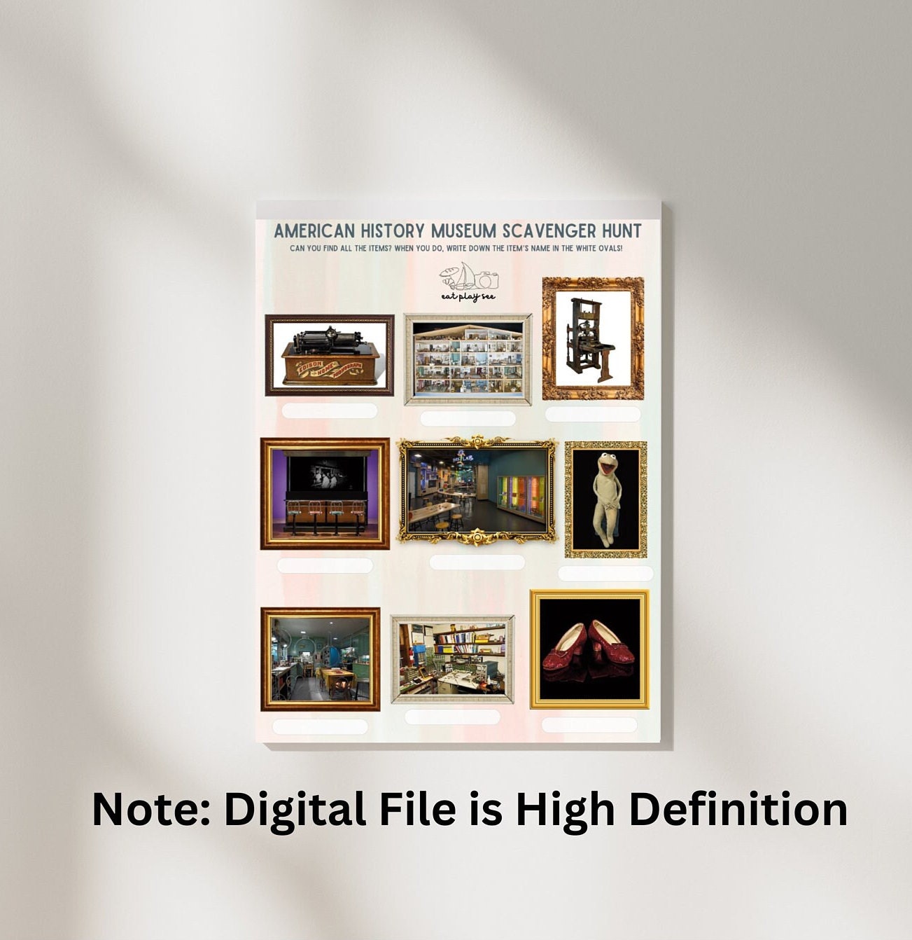 Washington DC Scavenger Hunt Mega-pack: Monuments, Air and Space ...