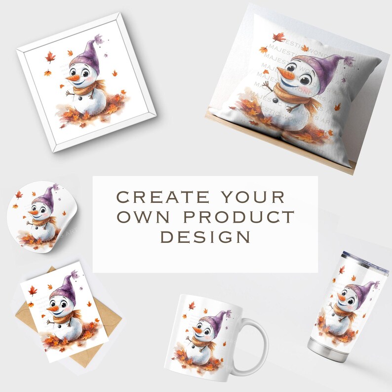 Fall Baby Olaf Clipart, Autumn Frozen Character Baby Olaf Watercolor ...