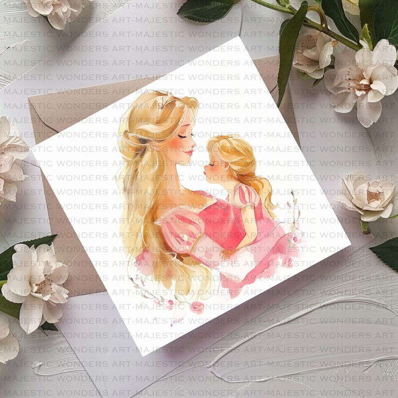 Aurora Mother and Daughter Digital Print, Sleeping Beauty Princess ...