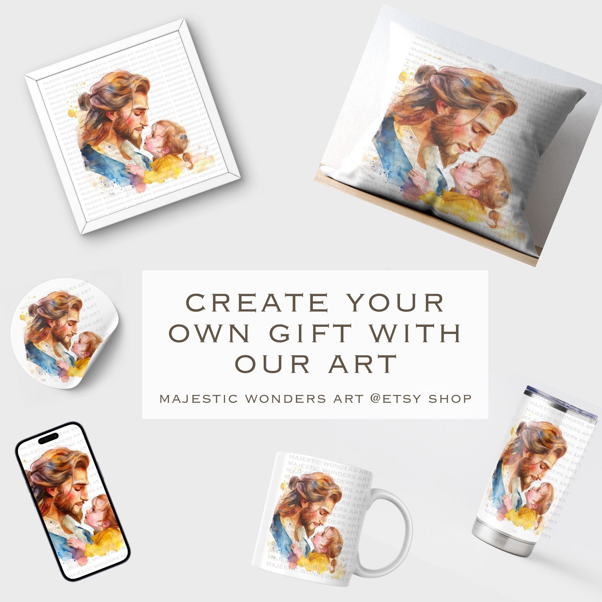 Prince Adam Father and Daughter Digital Download, Beauty and the Beast ...