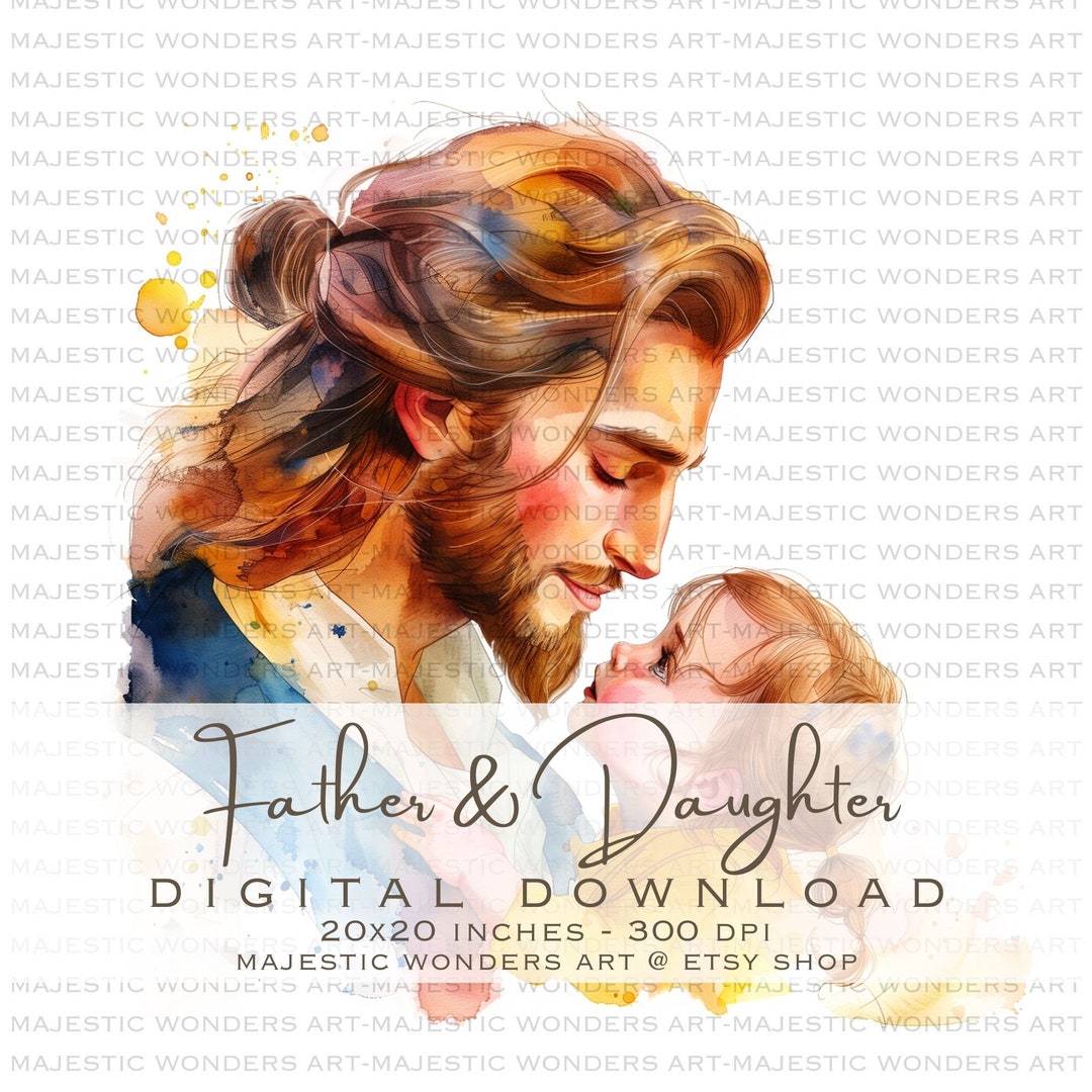 Prince Adam Father and Daughter Digital Download, Beauty and the Beast ...