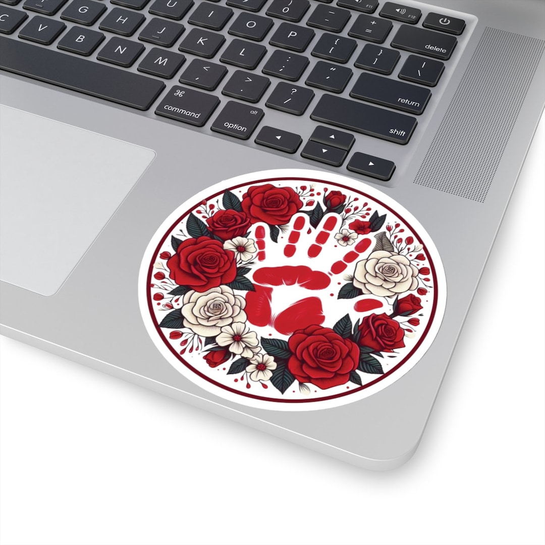 MMIW Red Hand Sticker Indigenous Owned Gifts - Etsy