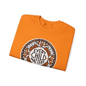 Orange Shirt Day Every Child Matters Adult Unisex Indigenous Crewneck ...
