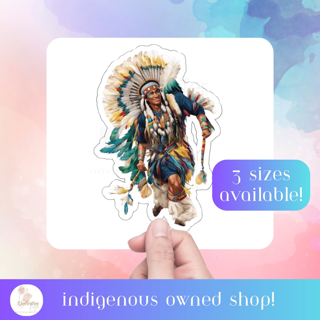Indigenous Powwow Native Stickers Indigenous Owned Gifts - Etsy