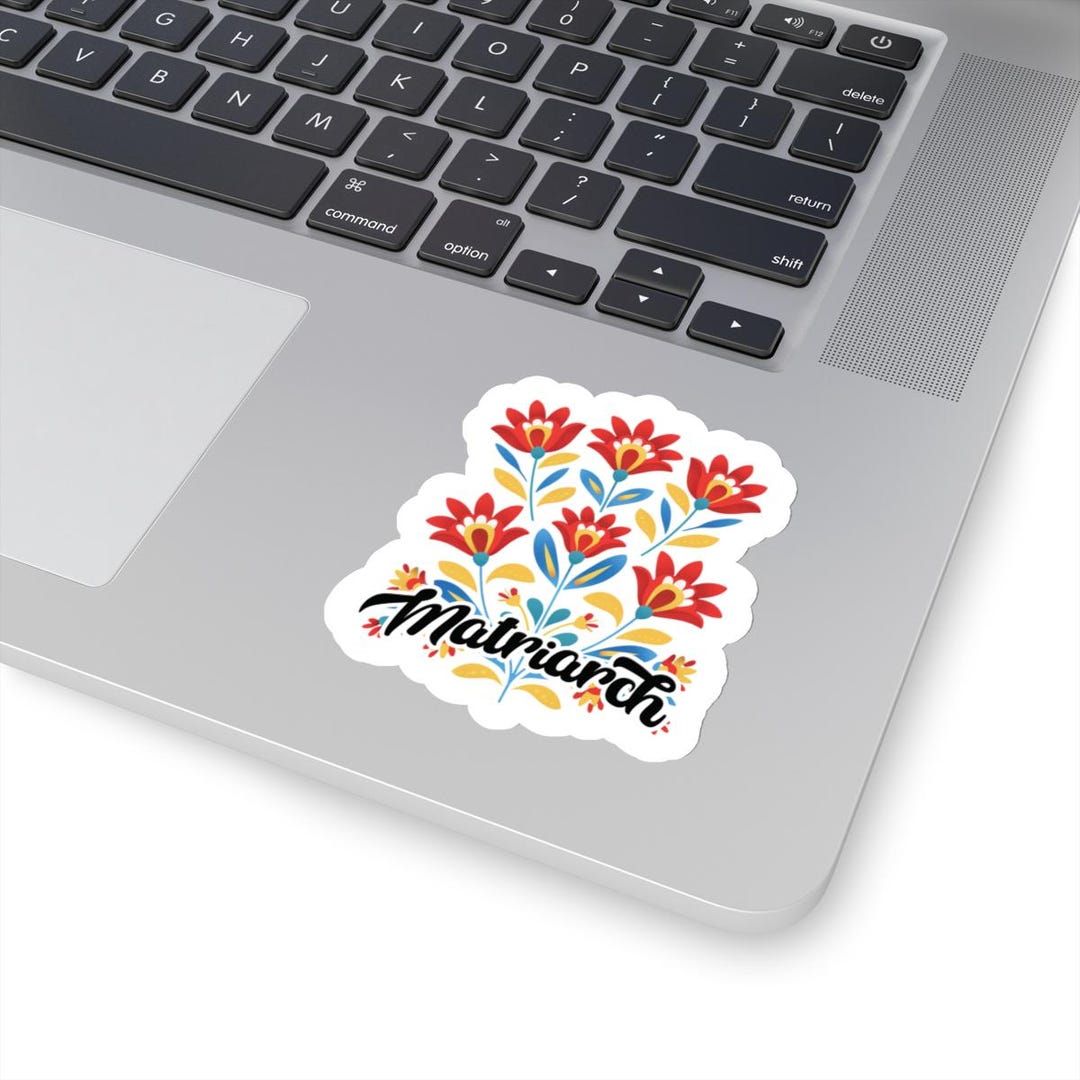Matriarch Floral Indigenous Art Sticker. Native Owned Sticker Gift Shop ...