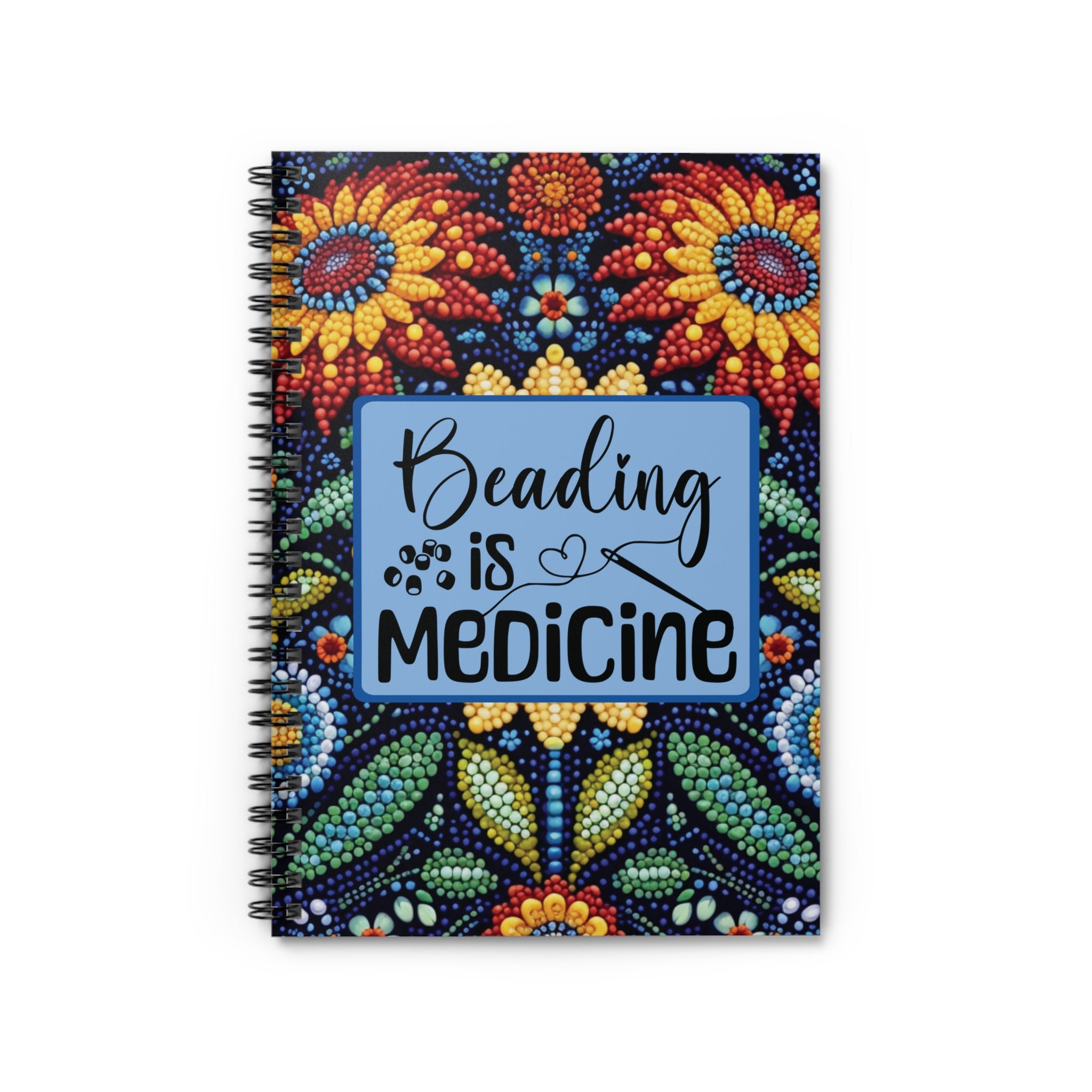 Beading is Medicine Native Design Notebook. Indigenous Owned Gift Shop ...