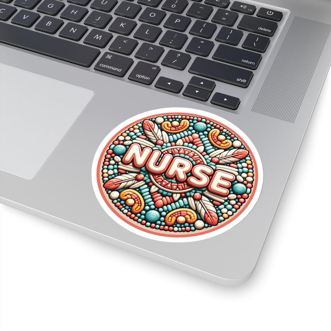 Nurse Indigenous Beading Style Native Stickers Indigenous Owned Sticker ...