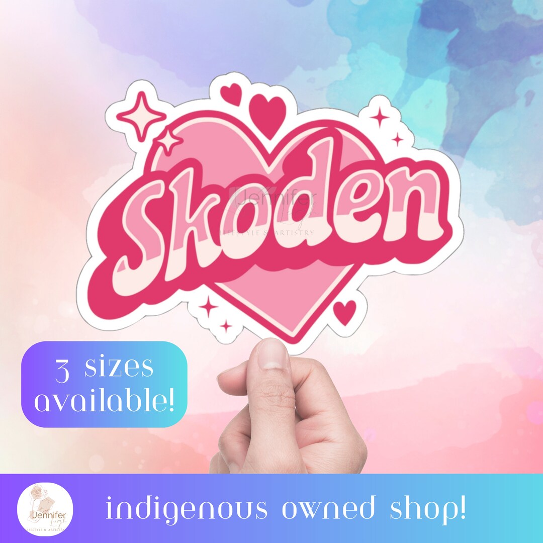 Skoden Native Funny Sticker Indigenous Owned Gifts - Etsy