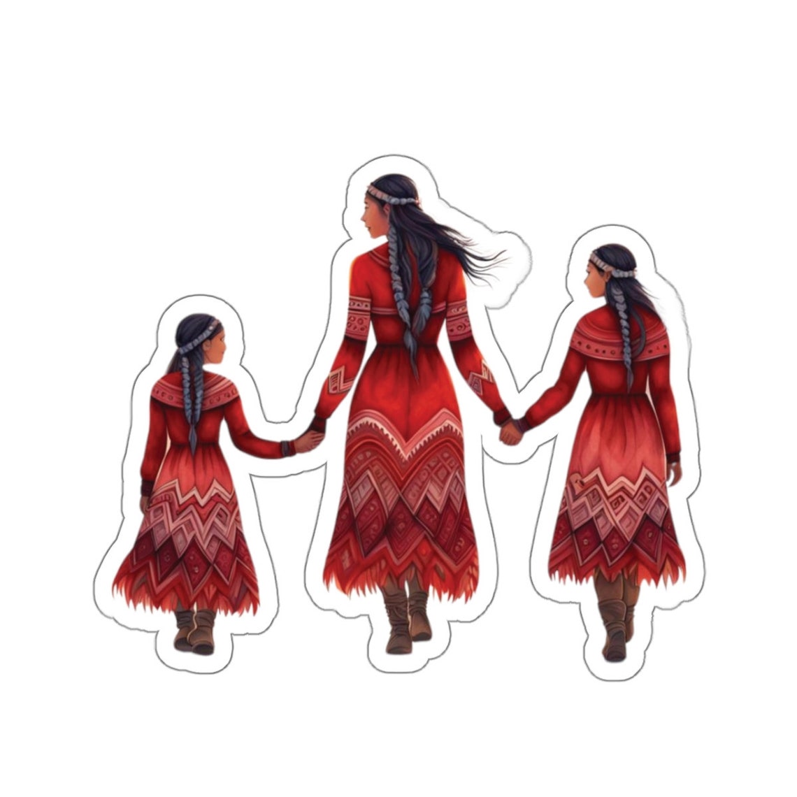 Red Dress Native MMIW Sticker Indigenous Owned Gifts - Etsy