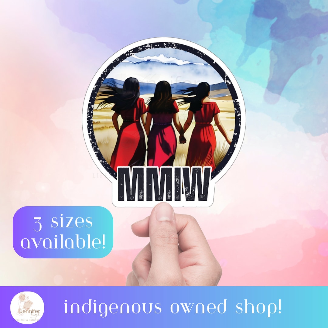 MMIW Native Stickers. Indigenous Owned Gifts - Etsy