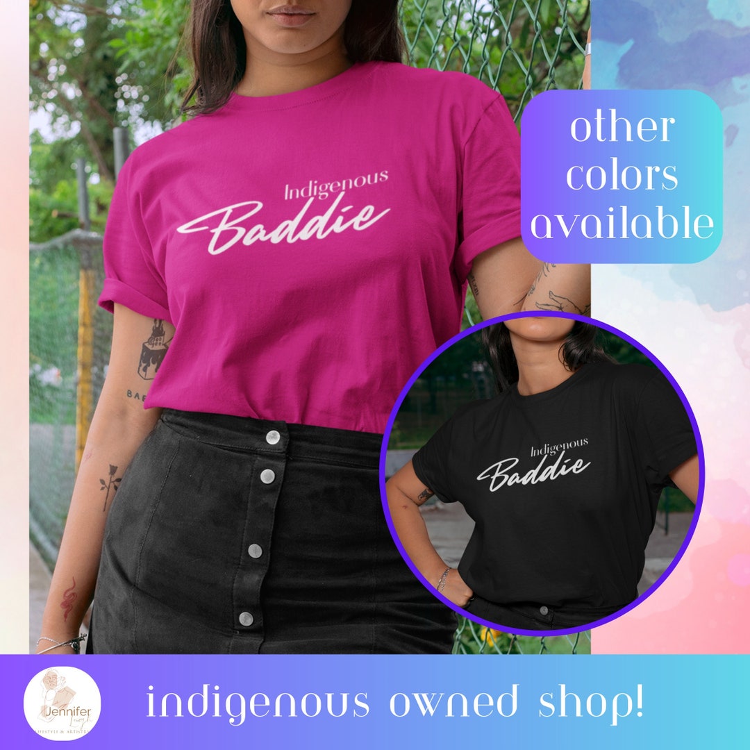 Indigenous Baddie Native Design Unisex Jersey Short Sleeve Tee Native ...