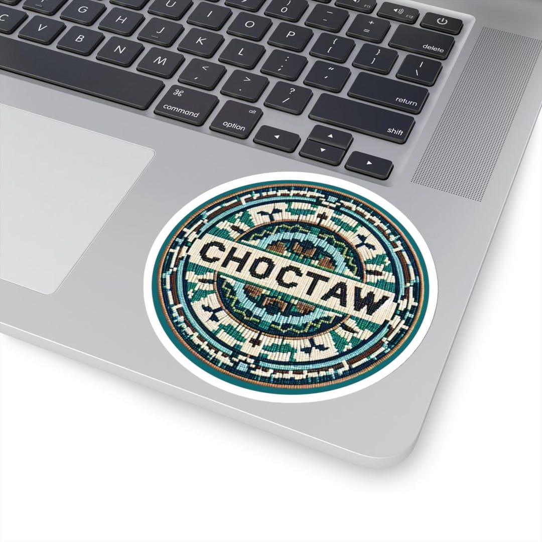 Choctaw Beading Style Art Native Sticker. Native Owned Sticker Gift ...