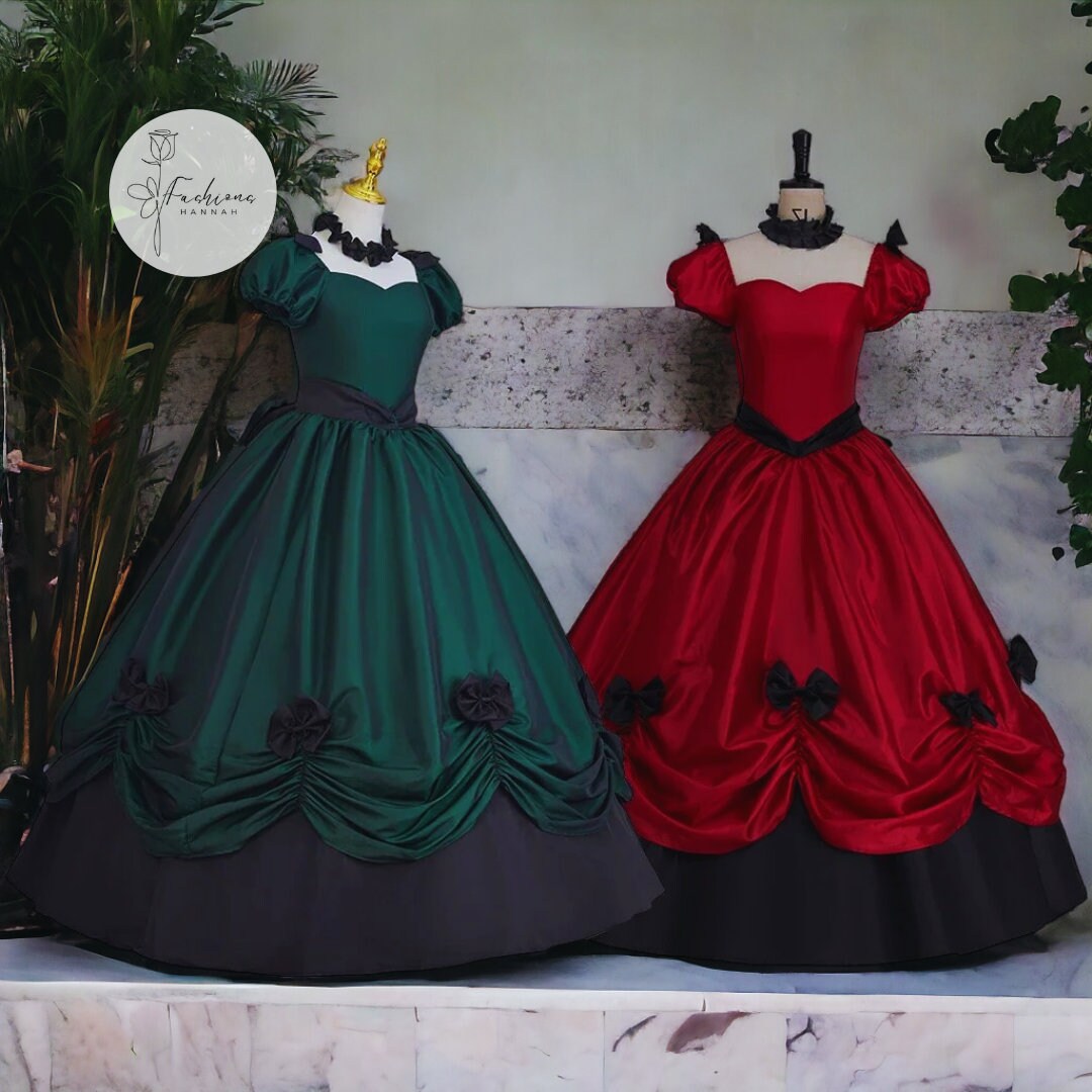 Vintage Victorian Era Ball Gown, Gothic Victorian Costume, Fairy Tale ...