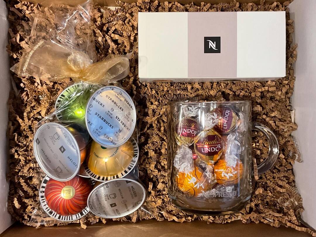 Deluxe Nespresso Vertuo Gift Box (glass Cup) - Etsy