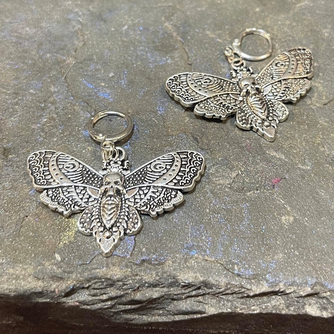 Death’s-head Hawkmoth Earrings, Silence of the Lamb Earrings, Hannibal ...