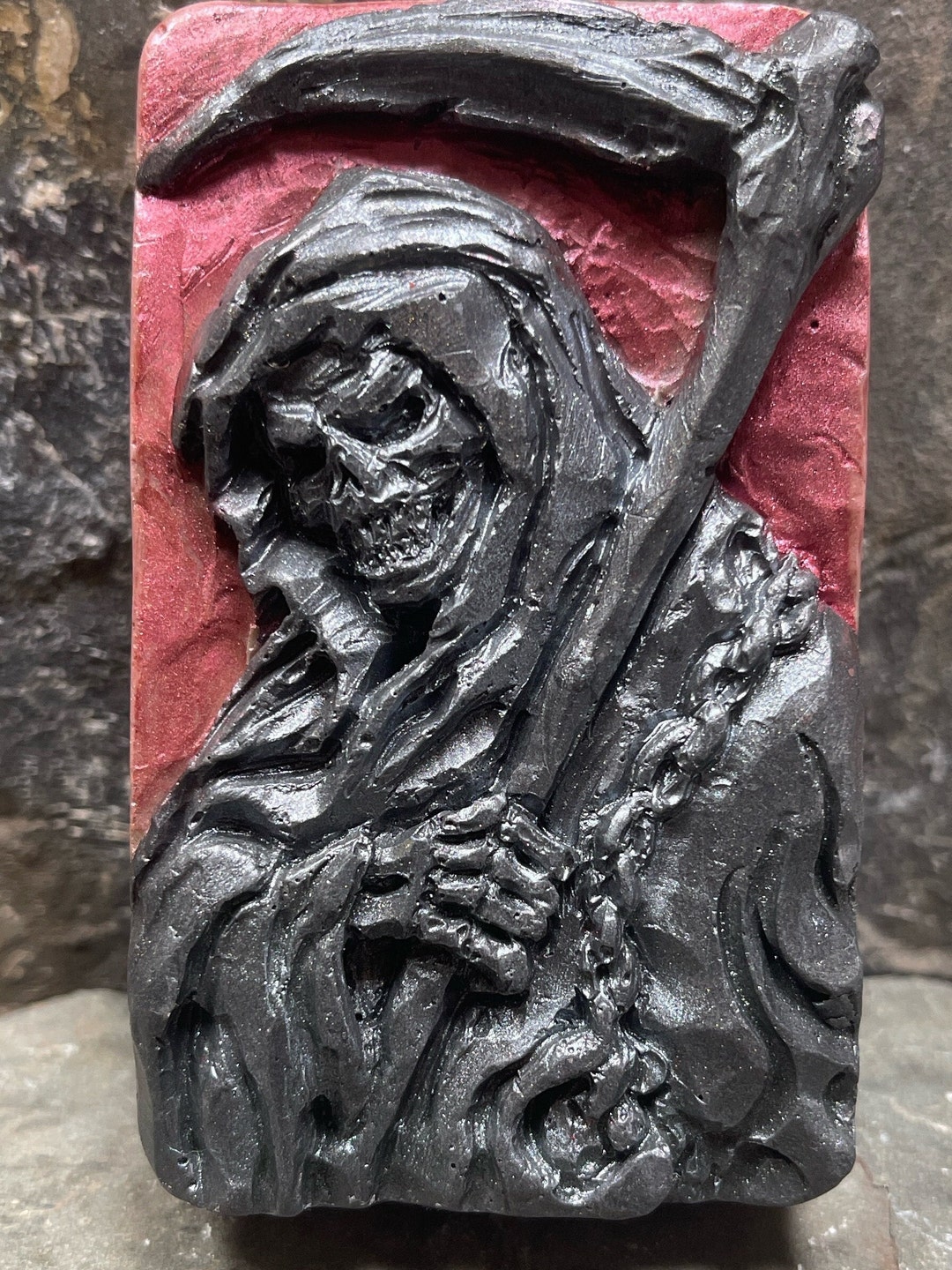 Grim Reaper Soap, Death Soap, Goth Soap, Halloween Soap, Artisan Soap ...