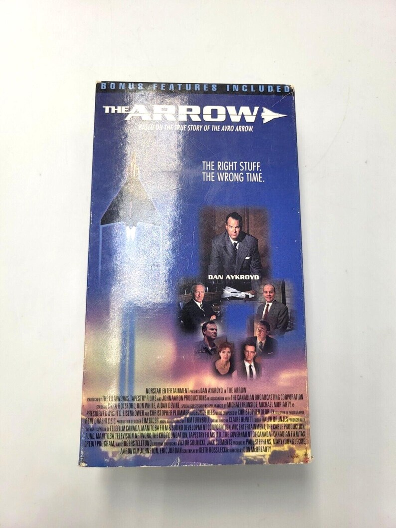 The Arrow VHS Action Dan Aykroyd 2 Tape Set Norstar Canada Release ...