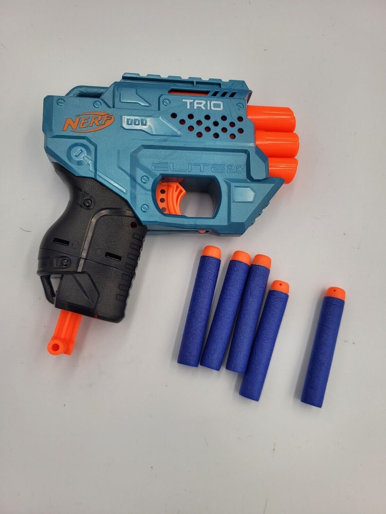 NERF Elite 2.0 Trio TD-3 Blaster, 5 Official Nerf Darts - Etsy