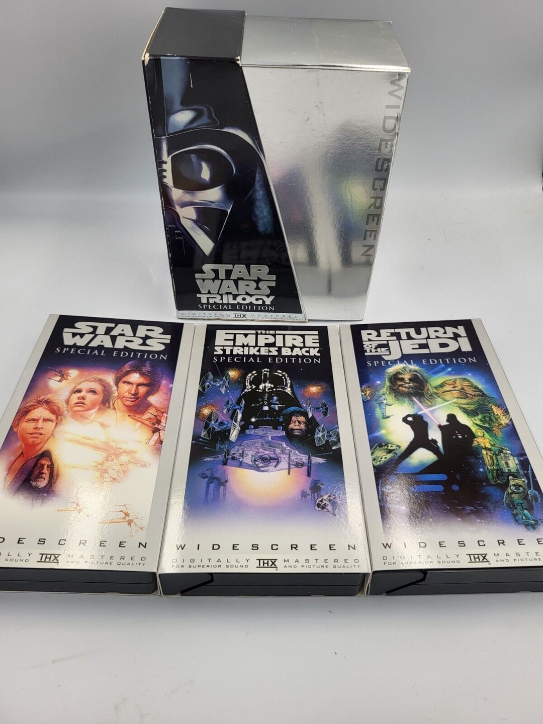 Star Wars Trilogy VHS Special Edition 1997 Silver Widescreen Edition - Etsy