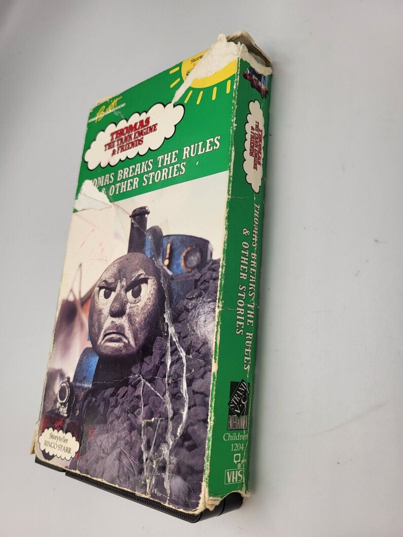 Thomas Tank Engine Friends Breaks Rules VHS Video Tape Train Classic ...