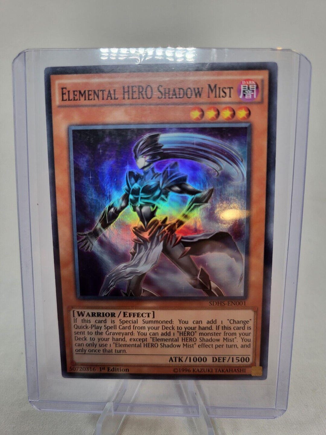 Yugioh - Elemental HERO Shadow Mist SDHS-EN001 NM 1st Ed Super Rare - Etsy