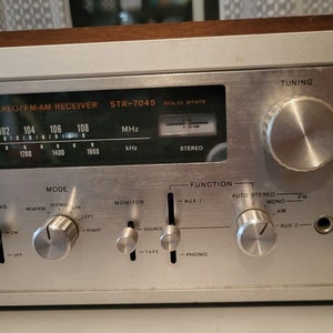 Sony STR-7045 AM/FM Stereo Receiver Please Read - Etsy