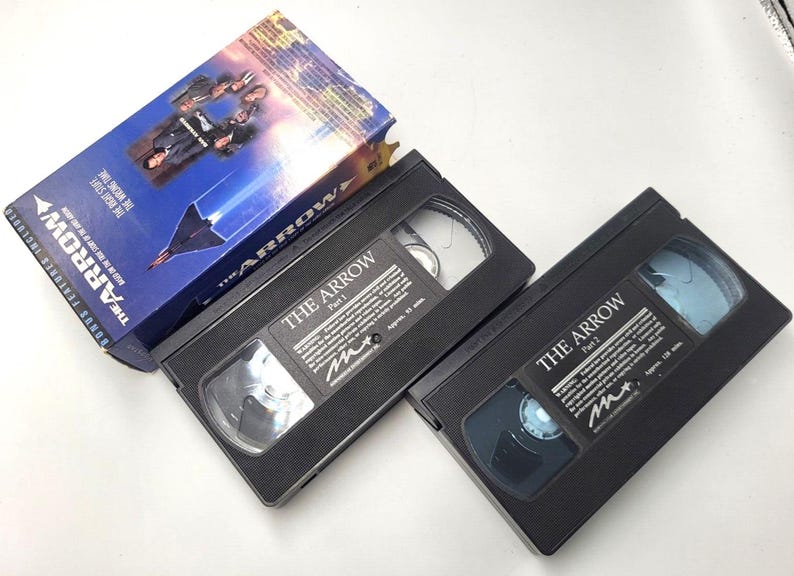 The Arrow VHS Action Dan Aykroyd 2 Tape Set Norstar Canada Release ...