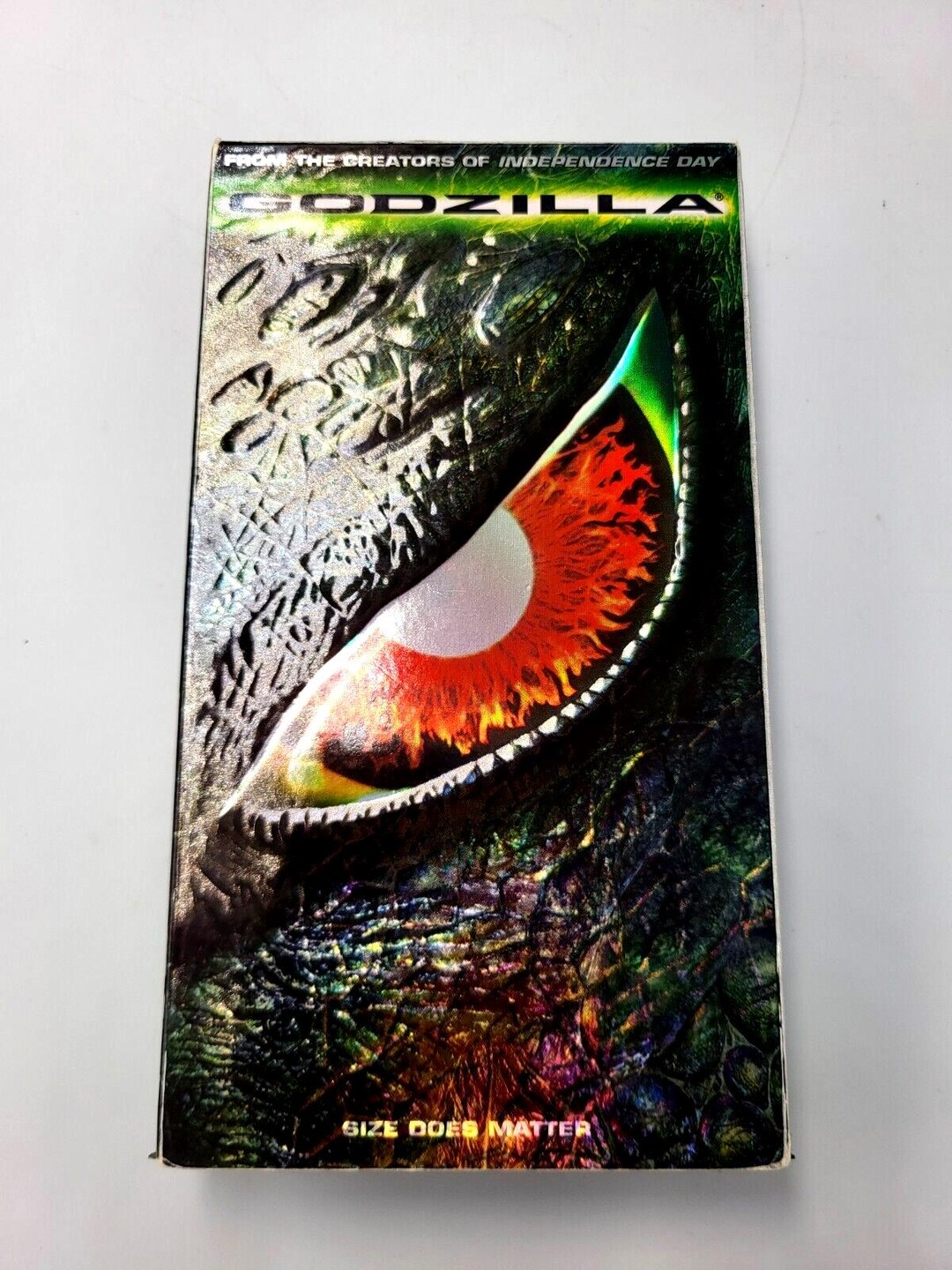 Godzilla Size Does Matter VHS 1998 Movie Video PG-13 Matthew Broderick ...