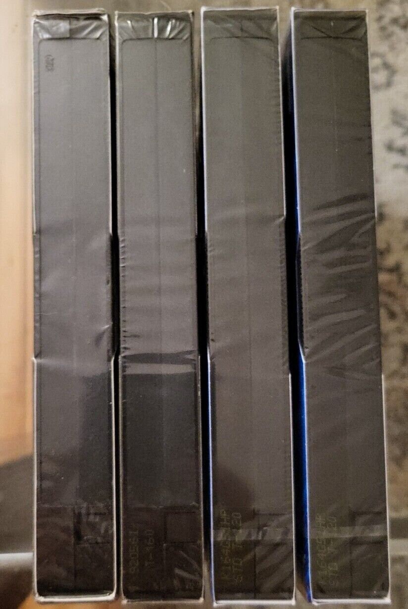 Blank Recordable VHS Tapes NEW & SEALED Lot 4 HQ120 HQ160 T120 - Etsy