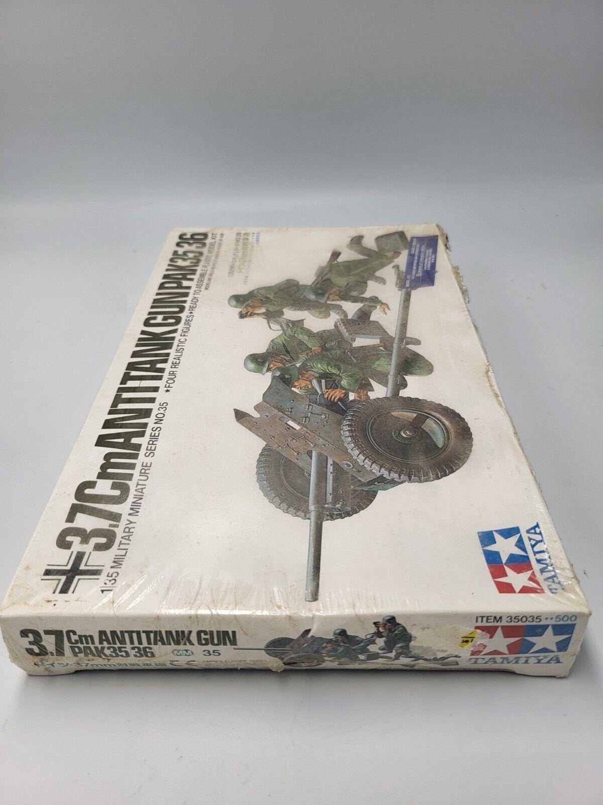 Tamiya 35035 1/35 Scale Military Model Kit German 37mm Anti-tank Gun ...