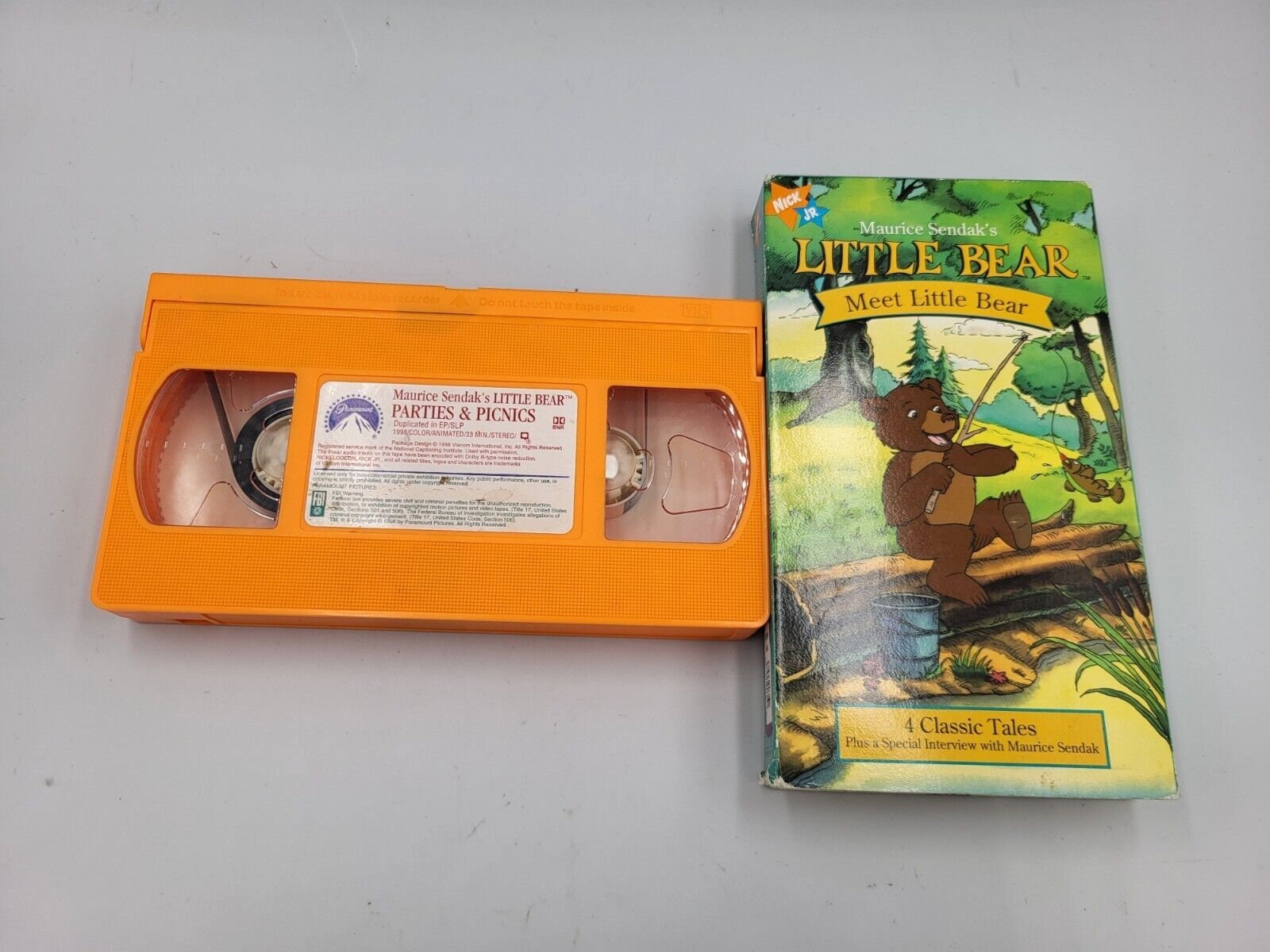 Little Bear Meet Little Bear VHS Original Release Orange Tape - Etsy