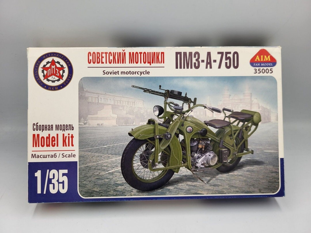 AIM 35005 PMZ-A-750 Soviet Motorcycle 1/35 Model Kit - Etsy