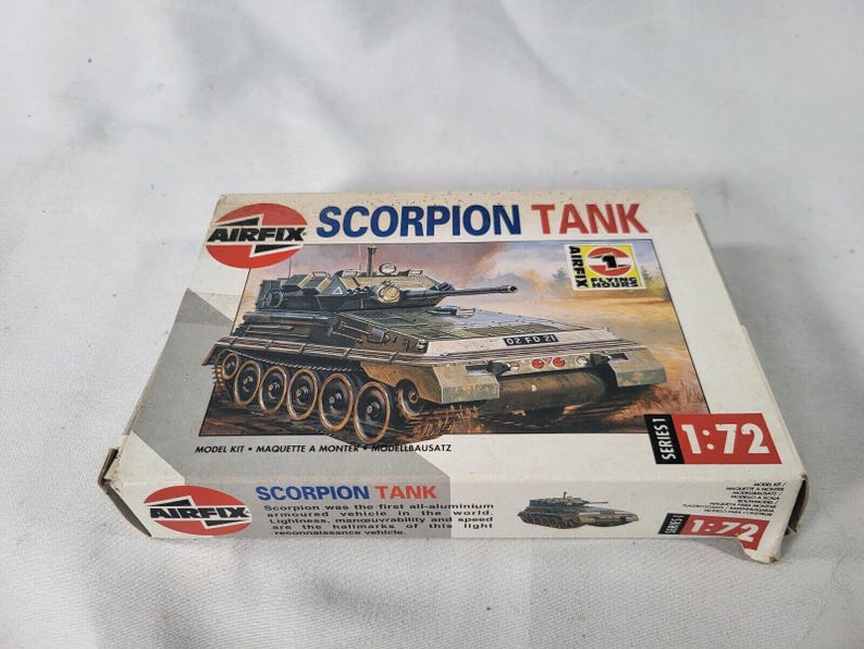 NIB Airfix 1:72 SCORPION TANK Model Kit Series 1 - Etsy