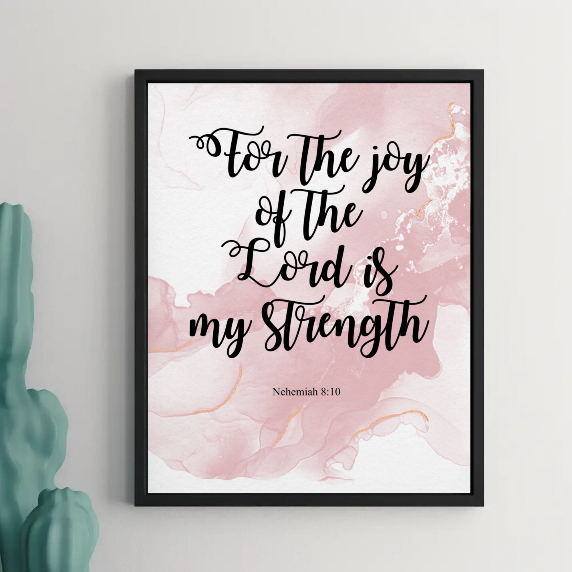 Bible Verse - Wall Decor, Office Decor, Digital Art - Etsy